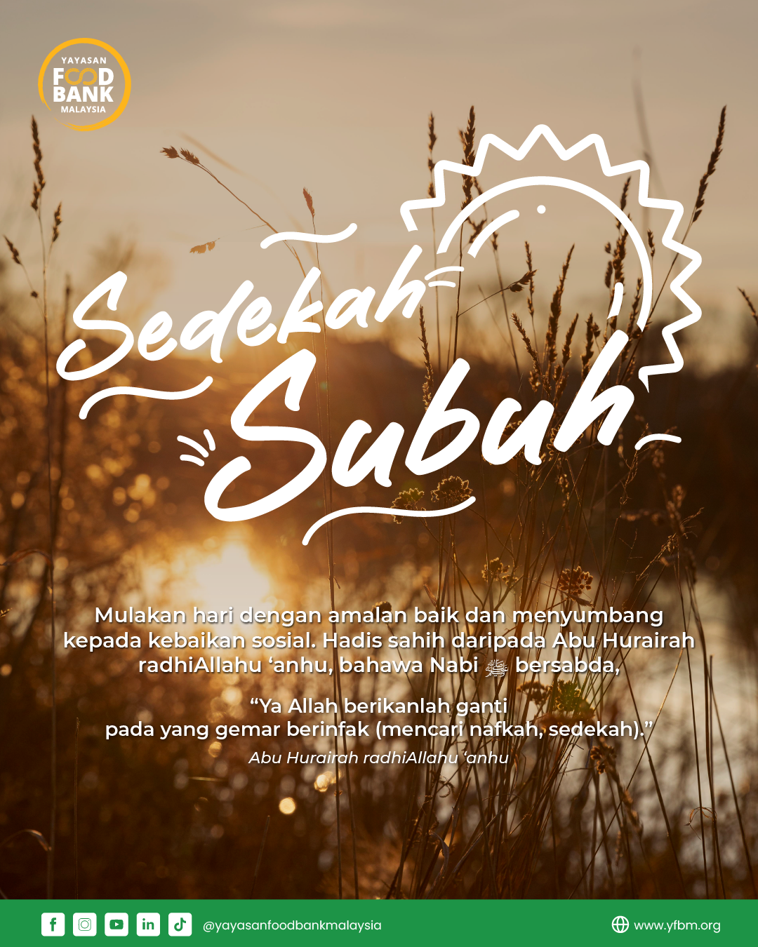Sedekah Subuh Yayasan Food Bank Malaysia